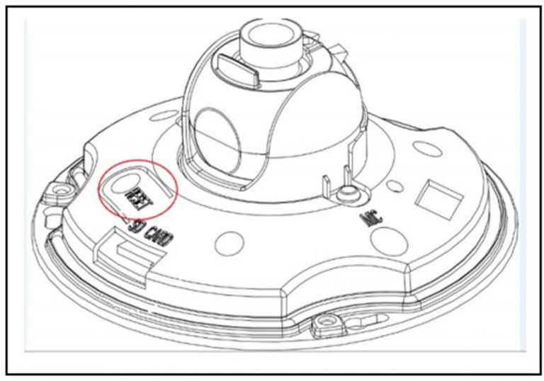 How to reset Dahua cameras