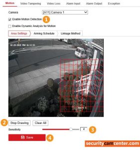 Set up motion detection email alert for Hikvision camera/NVR ...