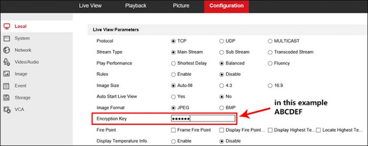 How to fix "Invalid encryption key" error on a Hikvision NVR/DVR — SecurityCamCenter.com